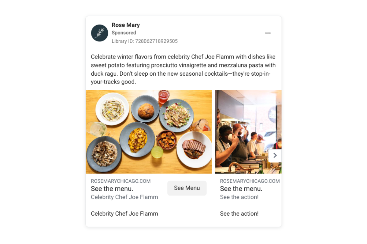 How to Use Facebook Ads for Restaurants to Promote Menus and Drive ...